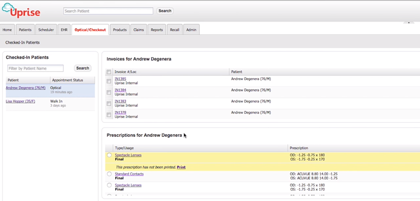 4 Uprise Features that will Boost Office Workflow for Opticians